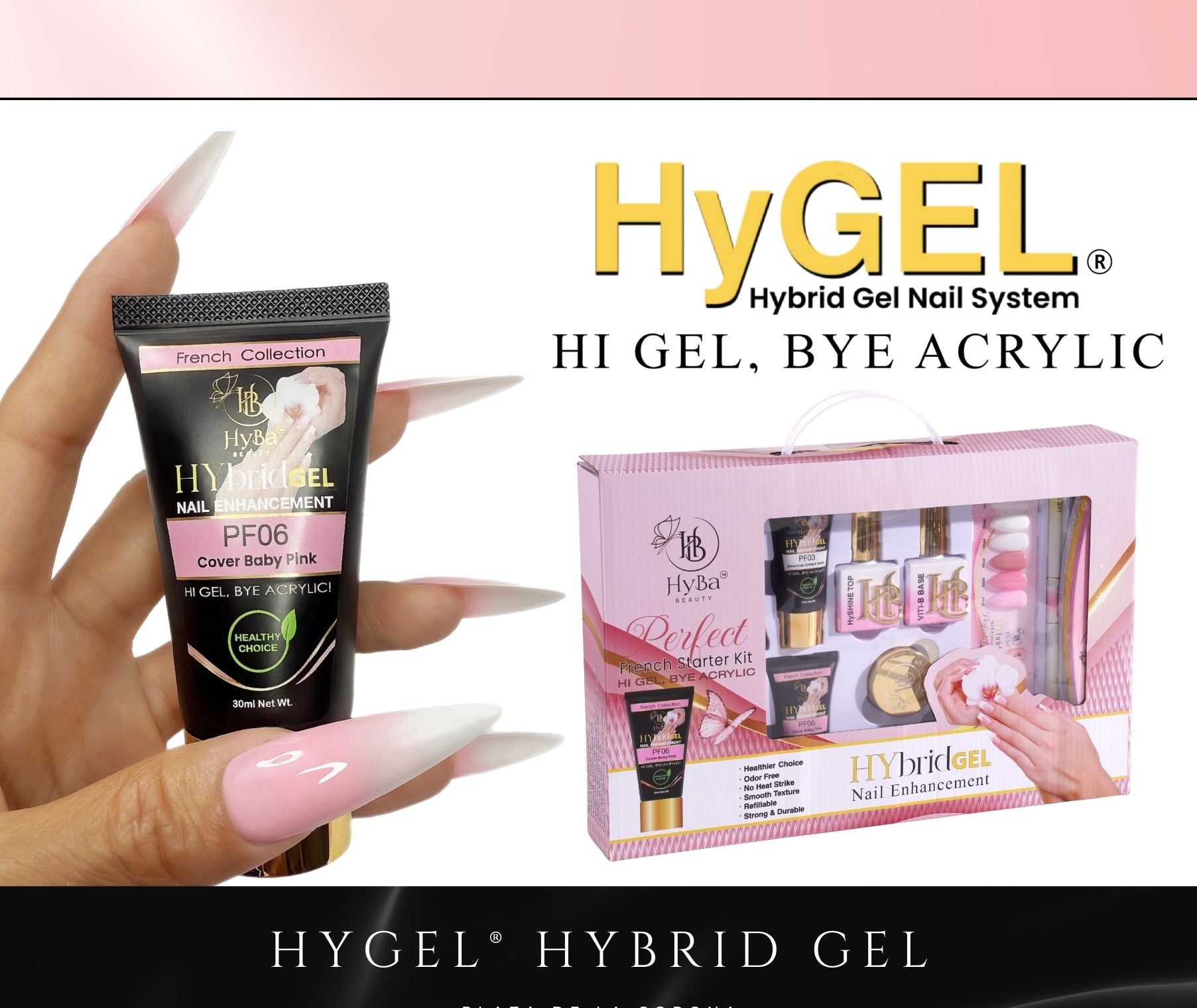 HyGEL®- HYBRID GEL - HYBA BEAUTY