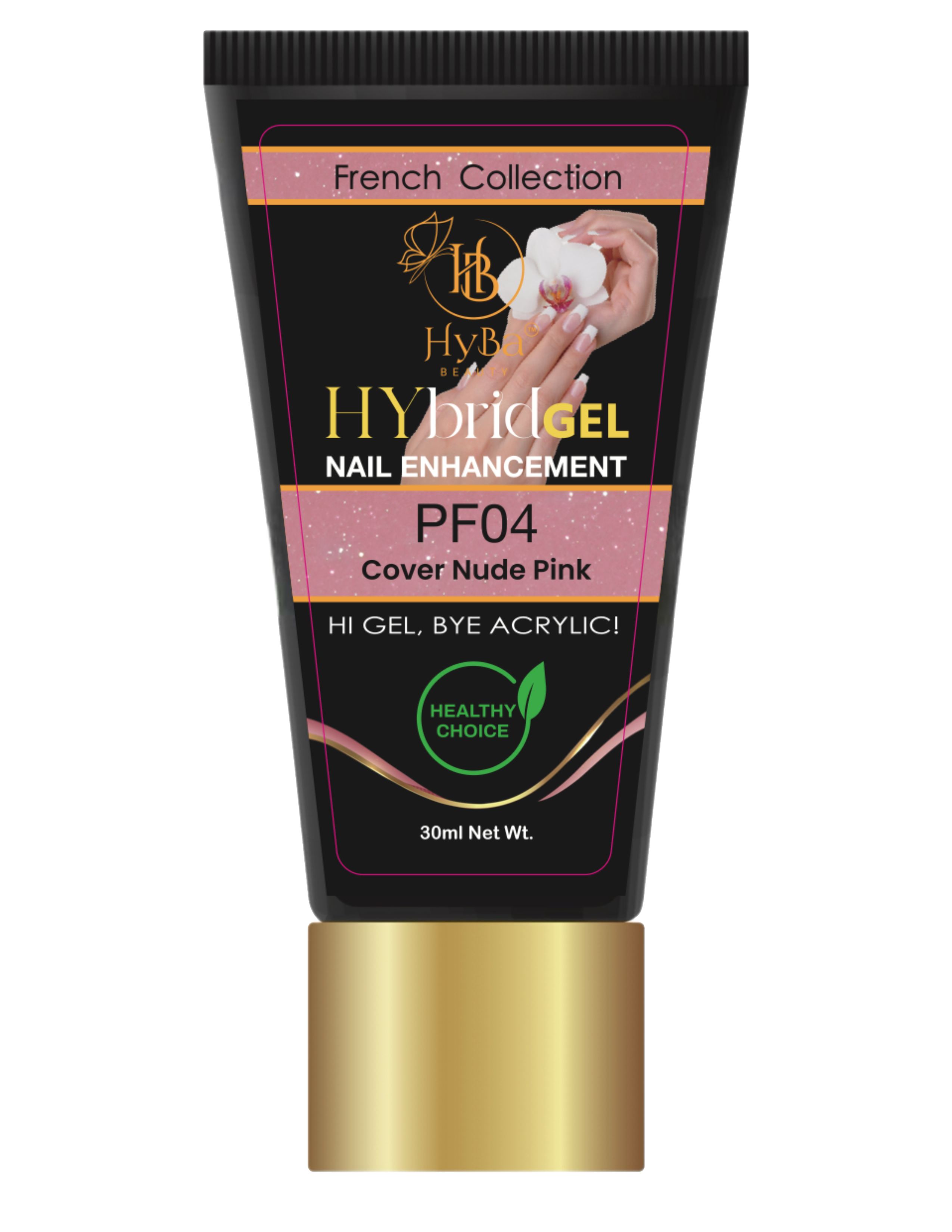 Hybrid Gel - HyGEL 60ml / PF04 Cover Nude Pink – HYBA BEAUTY